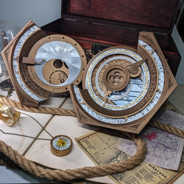 INDIANA JONES DIAL of Destiny Prop - Antique Bronze PLA - Handcrafted ...