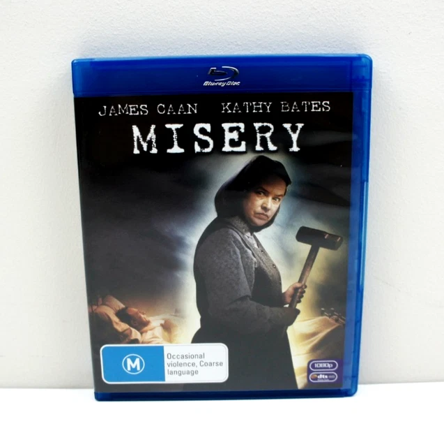 MISERY BLU RAY 1990 James Caan Kathy Bates Region B - Free Postage £15. ...