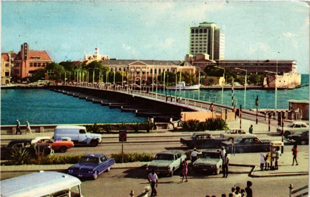 CPM AK PONTOON Bridge with Governor's Residence CURACAO (660099) EUR 4 ...