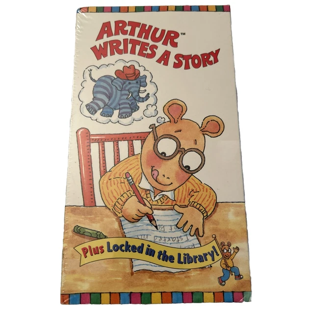 ARTHUR TV SHOW VHS Arthur Writes a Story & Locked In The Library New ...