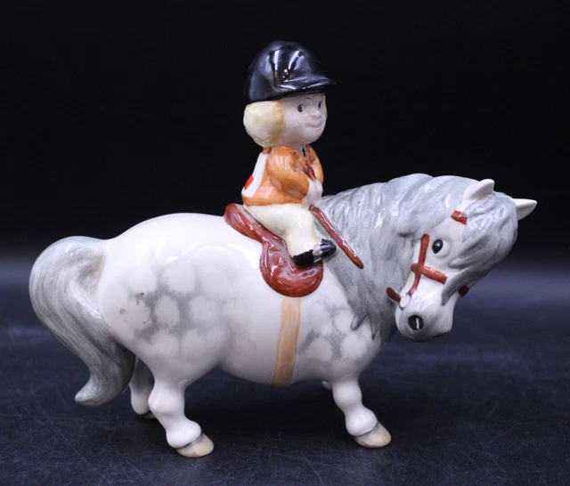 1981 JOHN BESWICK Norman Thelwell ANGEL ON HORSEBACK Porcelain Figurine ...