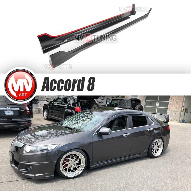 SIDE SKIRTS MUGEN Style Body Kit for Honda Accord 8 / Acura TSX CU2 ...