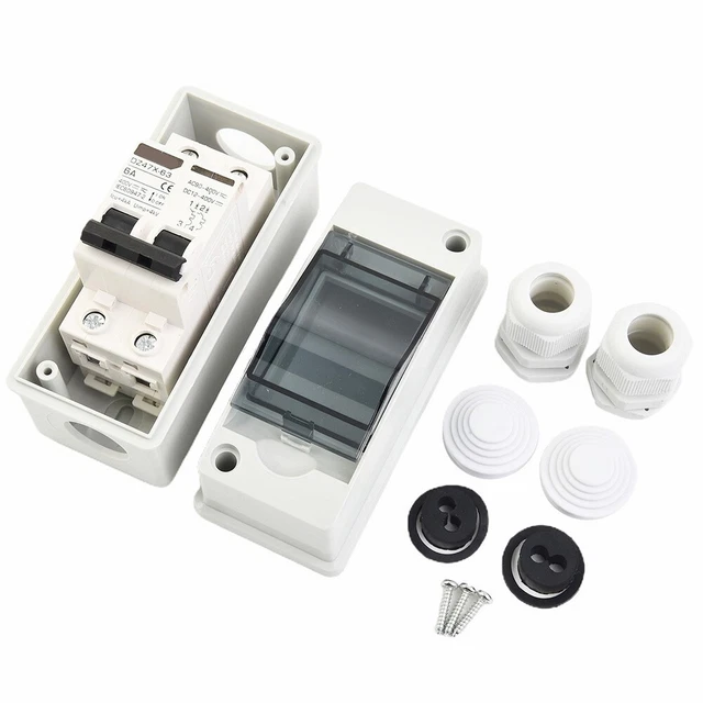 SOLAR PV CELL Combiner Box AC Circuit Breaker Switch with IP65 ...