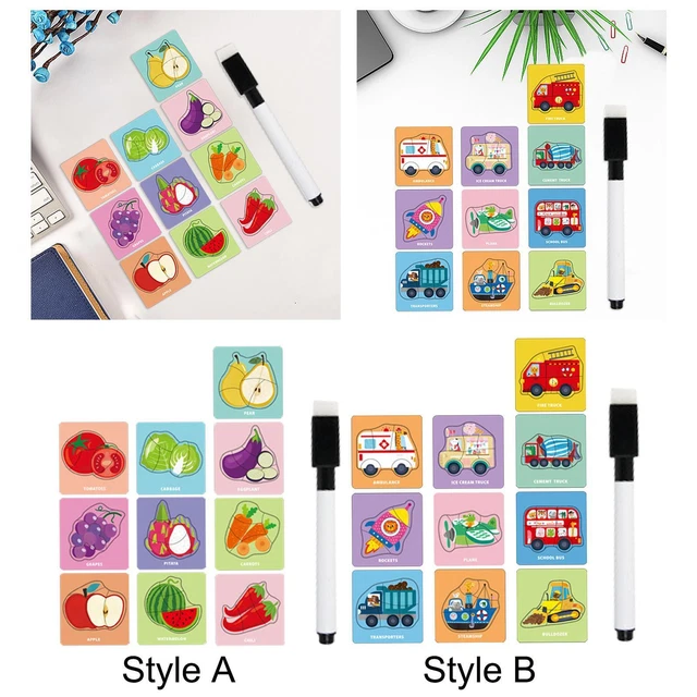 JEU DE MÉMOIRE et de correspondance de cartes Cartes colorées de EUR 16 ...