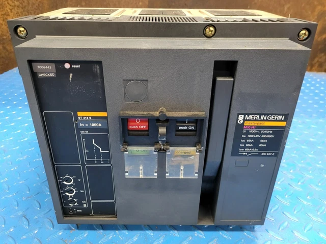 MERLIN GERIN M10 H1 Masterpact 1000 Amp 3 Pole £480.00 - PicClick UK