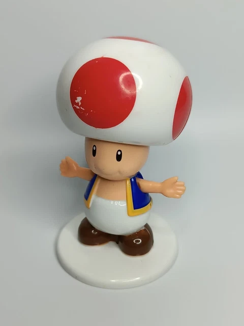 PERSONAGGIO NINTENDO SUPER Mario Bros Toad Made per Mc Donald 7 CM Toys ...