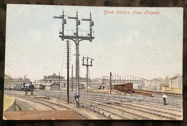 YORK STATION FROM Holgate C1900 Vintage Postcard £2.00 - PicClick UK