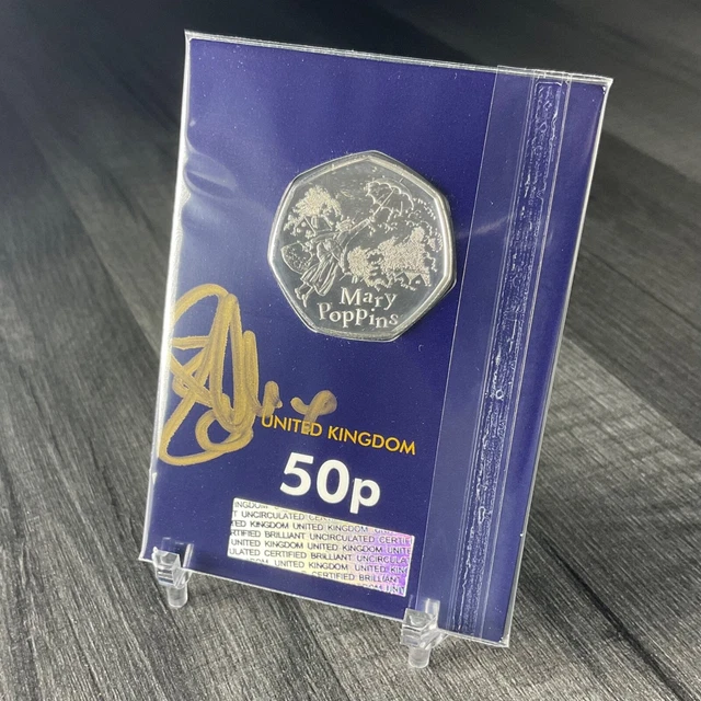 2025 UK MARY Poppins BU 50p Signed Edition - In Hand £47.51 - PicClick UK