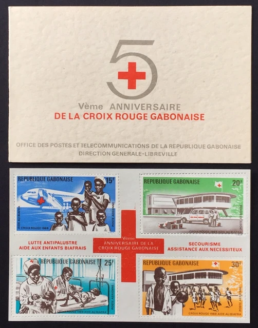 CARNET CROIX ROUGE du GABON avec bloc N° 4, neuf EUR 5,00 - PicClick FR