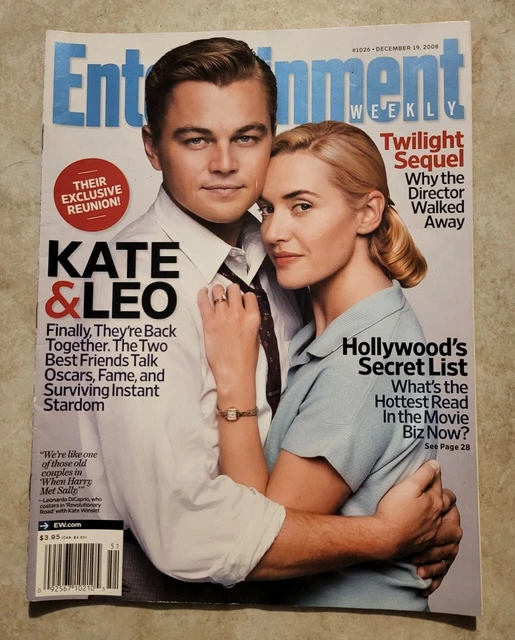 ENTERTAINMENT WEEKLY MAGAZINE 2008 Leonardo DiCaprio Kate Winslet £5.64 ...