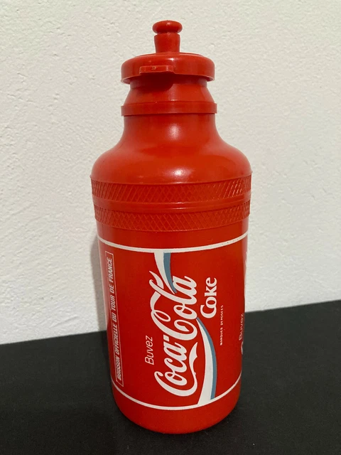 COCA-COLA BIDON TOUR de France cycliste en TBE jamais utilisé lettrage ...