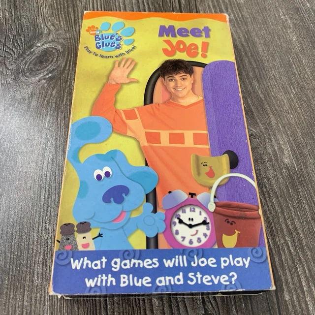 BLUE’S CLUES MEET Joe! (VHS 2002) Nick Jr. Nickelodeon Paramount £11.61 ...