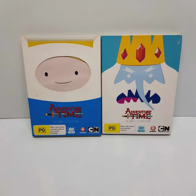 ADVENTURE TIME SEASON 1-2 Cartoon Network DVD Region 4 TV Series Set ...