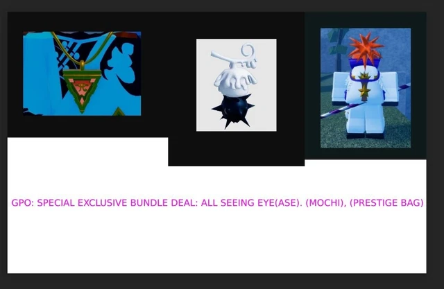 ROBLOX: GRAND PIECE Online (GPO) - Exclusive Deal Bundle: ASE, Mochi ...