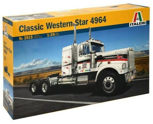 ITALERI 3915 LKW Truck Classic US Truck Western Star 1:24 Model Kit ...