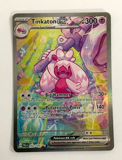 POKÉMON TCG TINKATON ex Scarlet & Violet - Paldea Evolved 262/193 Holo ...