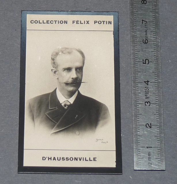 PHOTO IMAGE FELIX POTIN 1er ALBUM 1902 LITTERATURE COMTE OTHENIN D ...