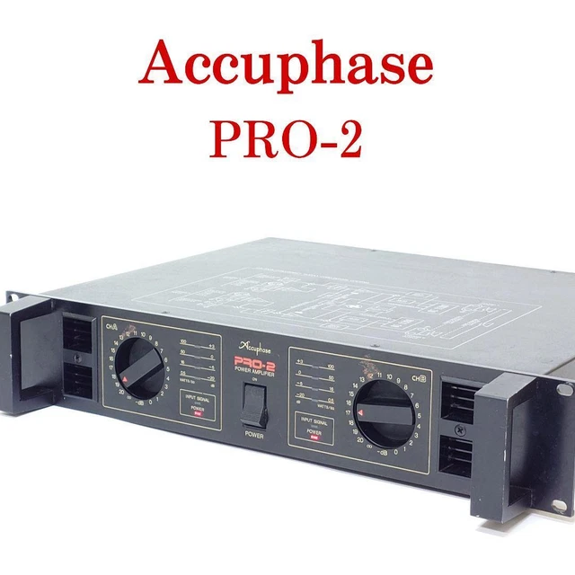 ACCUPHASE PRO-2 PROFESSIONNEL puissance Amplificateur EUR 1.218,05 ...