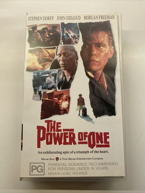 THE POWER OF ONE with STEPHEN DORFF MORGAN FREEMAN VHS VIDEO TAPE (1992 ...