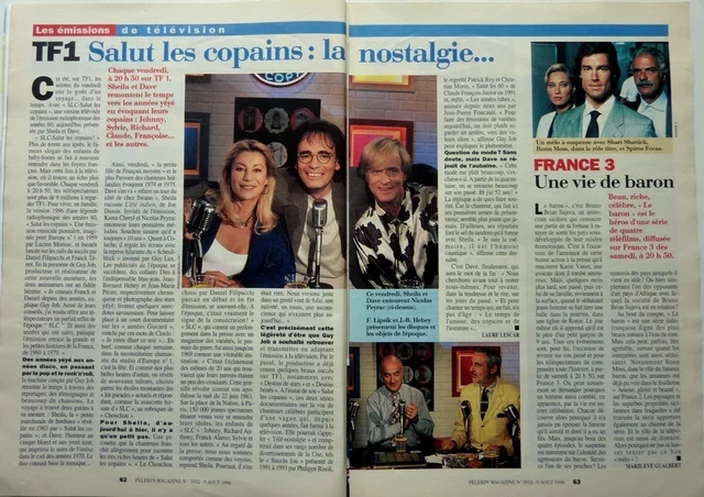 MAG PELERIN 1996: SHEILA_DAVE_CHARLTON HESTON_SANDRINE BONNAIRE EUR 8 ...