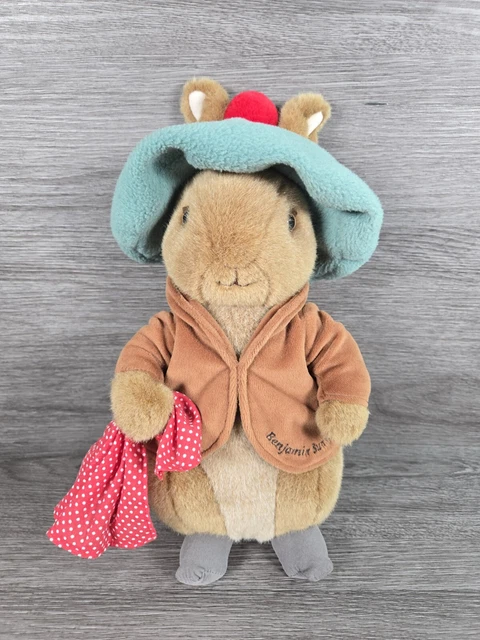 PETER RABBIT BENJAMIN BUNNY 12" Soft Toy Plush 2006 Cuddly Bunny ...
