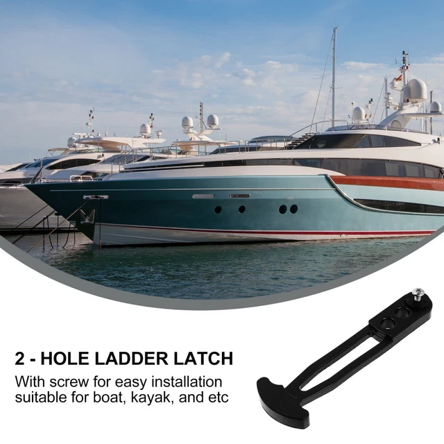 KAYAKS CANOES BOAT Boarding Ladder Clip 2 Holes Yacht Clamp Boat ...
