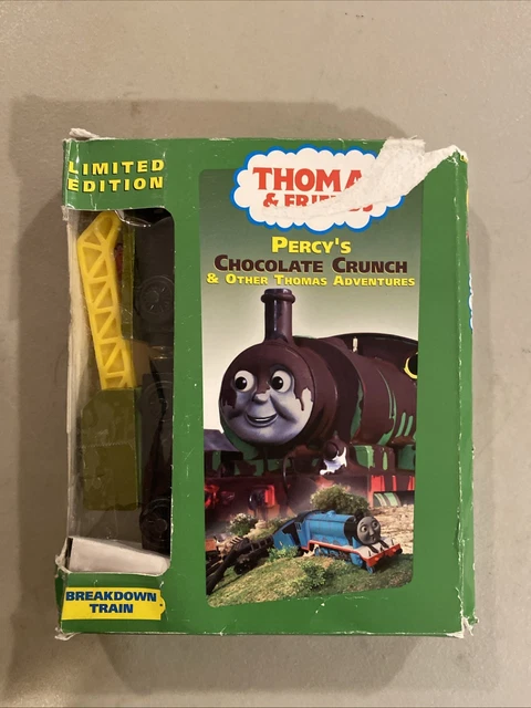 THOMAS THE TANK Engine Percy’s Chocolate Crunch VHS 2003 Wooden ...
