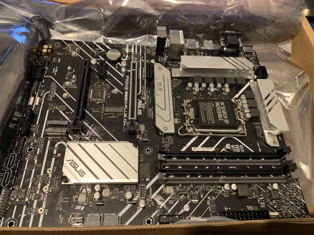 ASUS PRIME B660-PLUS D4, Intel B660, 1700, ATX, 4 DDR4, VGA, HDMI £99. ...