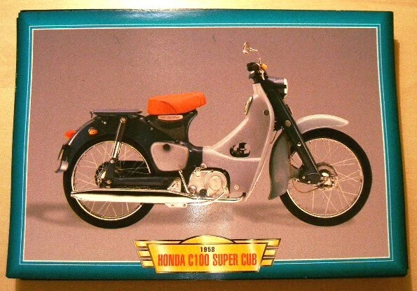 HONDA C100 SUPER Cub 1958 Classic Motorcycle Bike Picture Print £2.00 ...