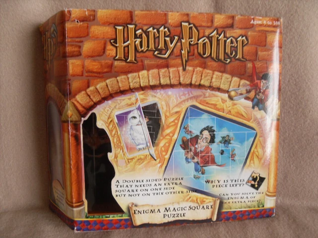 VINTAGE HARRY POTTER Boxed Enigma Magic Square Puzzle £9.99 - PicClick UK