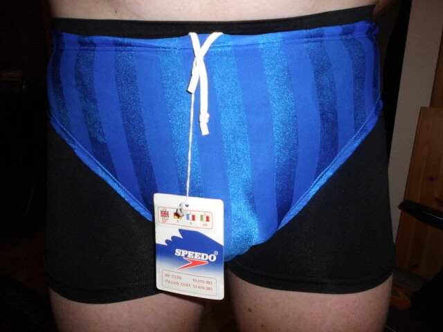 SELTEN RARE OLDSCHOOL Men's Speedo 1970'S 80'S Badehose Trunks Gb 30 D ...