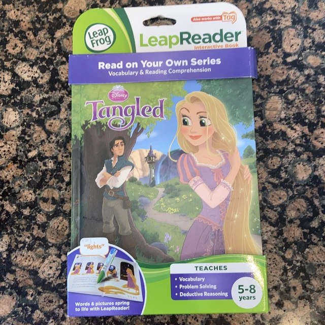 NEW LEAPFROG TAG Reader Book Disney Tangled Storybook Let hair down ...