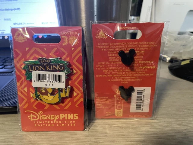 Disney Simba The Lion King 30th Anniversary Pin Limited Edition To Only 3985