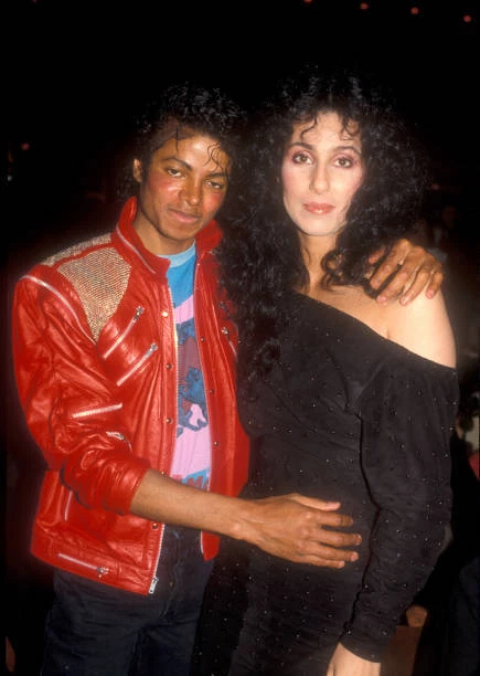 MICHAEL JACKSON & Cher at the Dreamgirls opening night after par .. Old ...