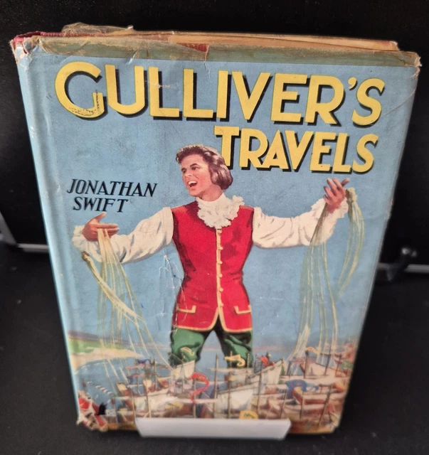 GULLIVER'S TRAVELS JONATHAN Swift Dean & Son Hardback Undated Poor Dust ...
