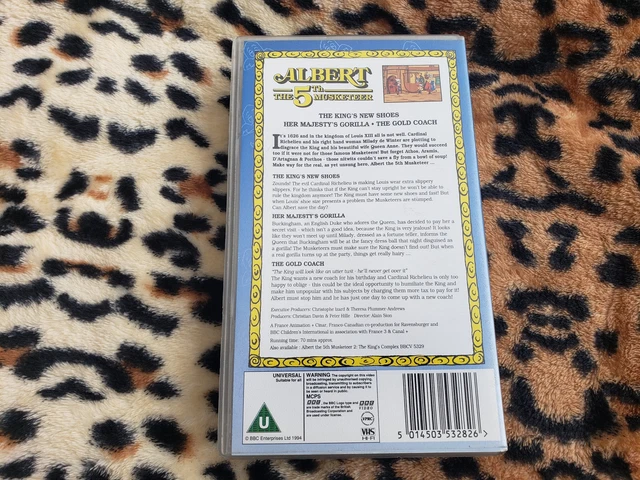 ALBERT THE 5TH Musketeer - Bbc Vhs Video - The Fifth / Childrens ... ALBERT THE 5TH Musketeer - Bbc Vhs Video - The Fifth / Childrens ...