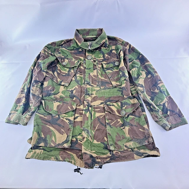 BRITISH ARMY COMBAT Jacket Smock Rip-Stop Woodland DPM Field Camo ...