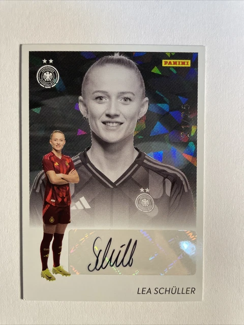 PANINI DFB FRAUEN Team Set 2025 Lea Schüller Autogramm 21/25 , Leicht Beschädigt EUR 30,50 ...