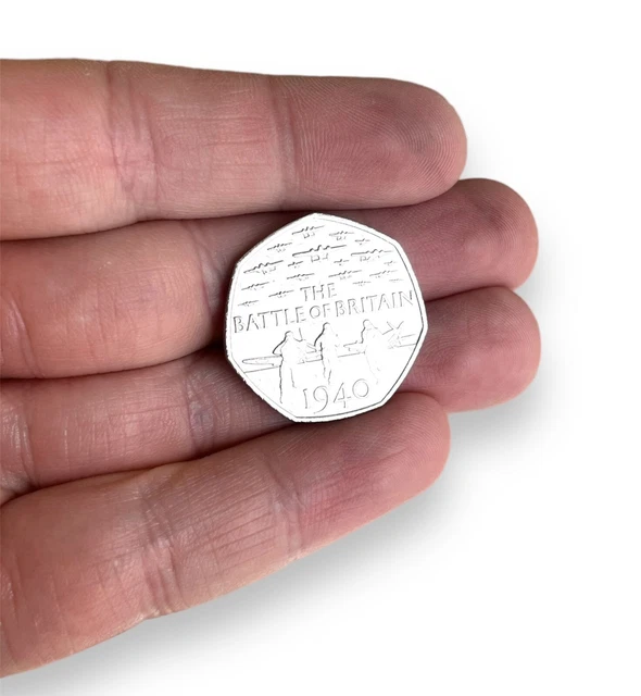 VERY RARE - The Battle of Britain 1940 50p Coin £50.00 - PicClick UK