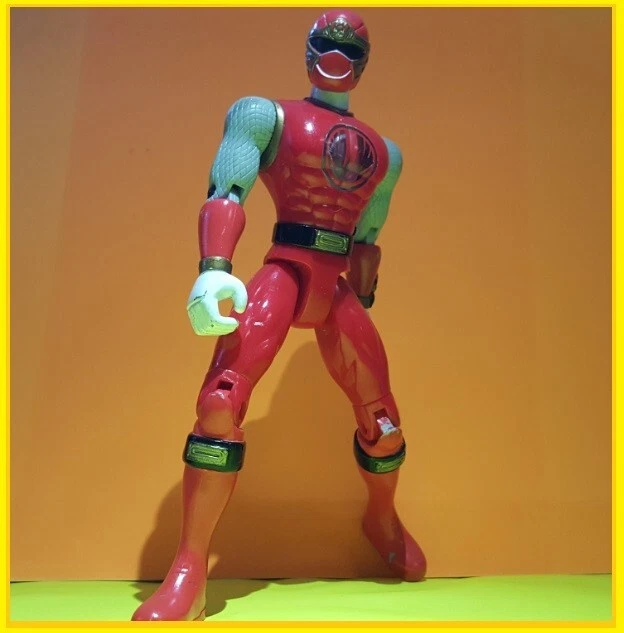 POWER RANGERS NINJA Storm 2002 Red Wind Ranger Shane Clarke - vintage 5 ...