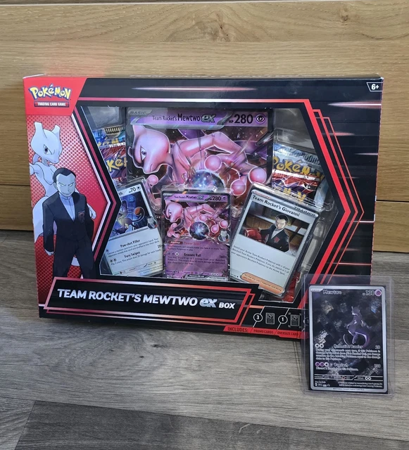 POKEMON MEWTWO SVP052 151 promo and Team Rocket Destined Rivals Mewtwo ...