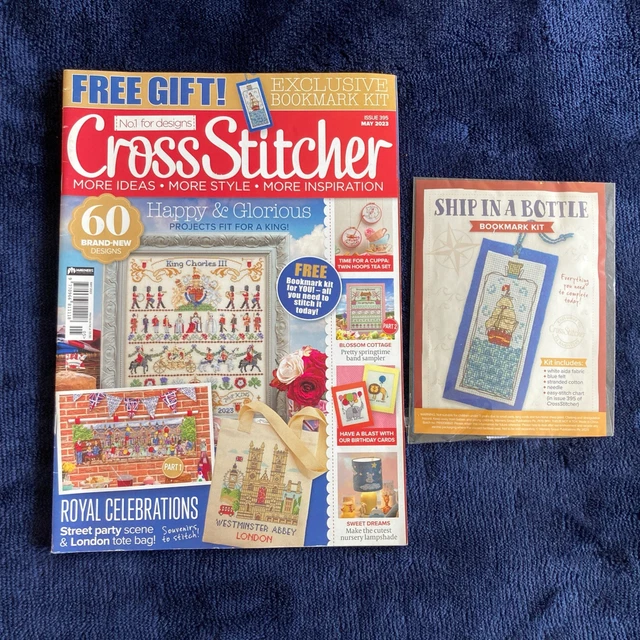 CROSS STITCHER CROSS stitch Magazine Issue 395 with gift Kit £4.36 ...