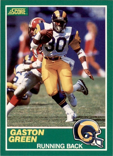 1989 SCORE GASTON Green Los Angeles Rams #235 EUR 1,96 - PicClick FR
