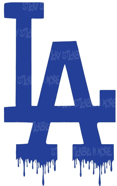 LOS ANGELES DODGER Drip LA Die Cut Vinyl Decal $4.99 - PicClick