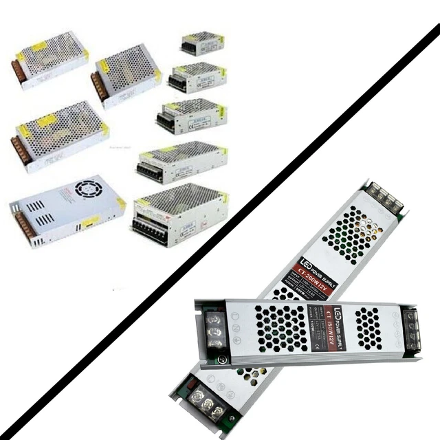 LED TRAFO TRANSFORMATOR Treiber 12 Volt DC Driver 15W - 600W High Power EUR 7,58 - PicClick DE