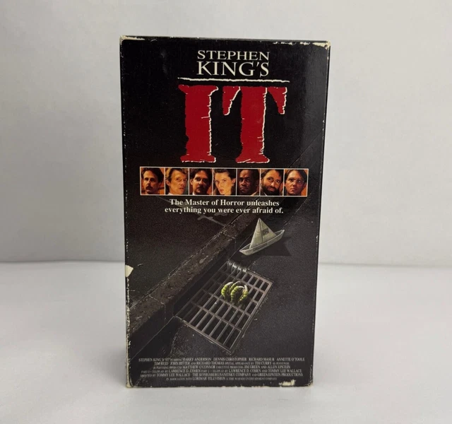 STEPHEN KING’S IT VHS Box Set 1990 Dual Tape Warner Home Video 1st ...