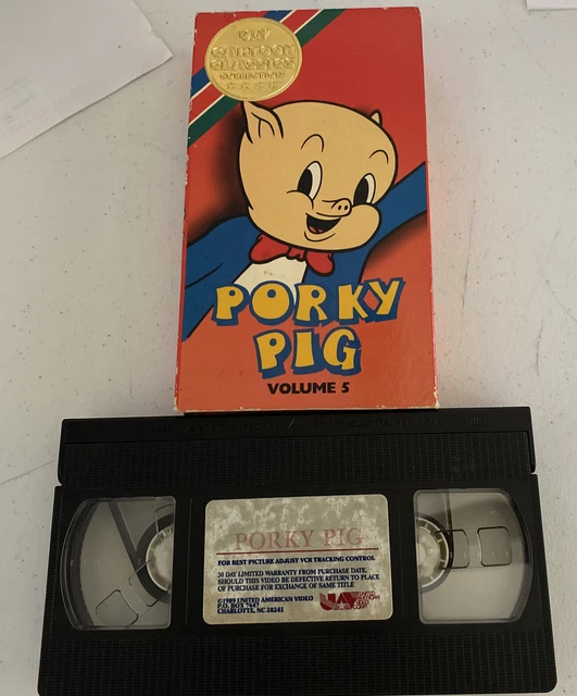 PORKY PIG VHS Tapes UAV Cartoon Classics Classic Volume 5 EUR 3,95 ...