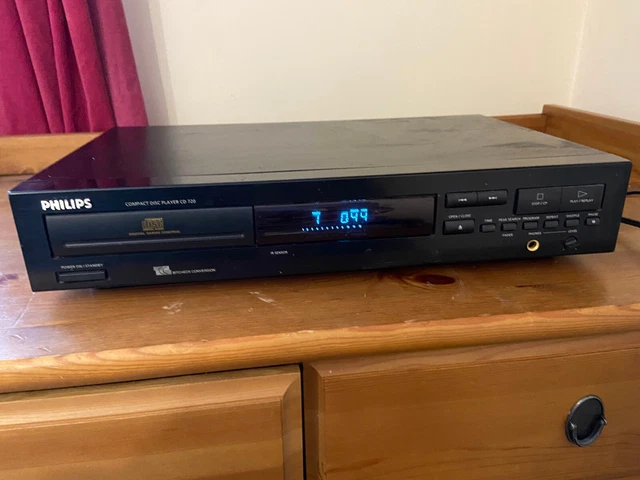 PHILIPS CD-720 COMPACT Disc Player Digital Servo Control £31.91 - PicClick UK