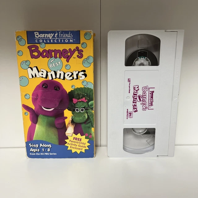 Barney Barney S Best Manners Vhs Good Condition Vhs Barney Home Video
