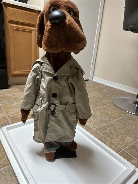 VINTAGE DAKIN MCGRUFF the Crime Dog Puppet Plush Detective 11" Trench ...